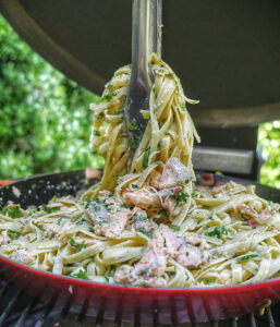 Riverence® Grilled Ruby Red Trout Carbonara | Heinen's Grocery Store