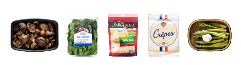 What's For Dinner? Mushroom Spinach Crepes | Heinen's Grocery Store