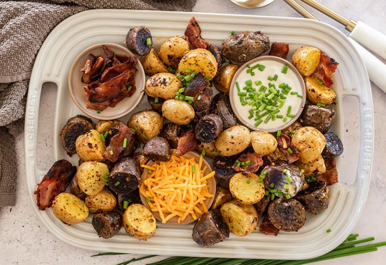 Loaded Mini Baked Potatoes | Heinen's Grocery Store