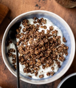 Homemade Chocolate Moringa Powder Granola | Heinen's Grocery Store