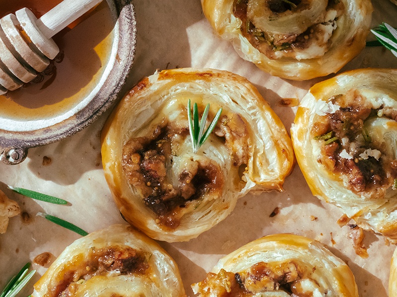 Fig and Goat Cheese Pinwheels | Heinen's Grocery Store