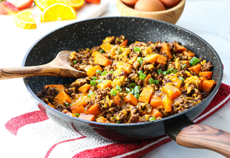 Beef and Sweet Potato Scramble | Heinen's Grocery Store