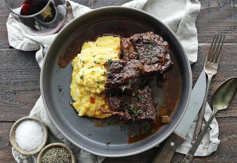 Braised Short Ribs and Polenta | Heinen's Grocery Store