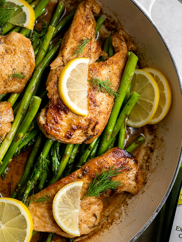 Lemon Dill Chicken with Asparagus | Heinen's Grocery Store