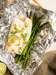 Honey Lime Halibut Foil Packets | Heinen's Grocery Store